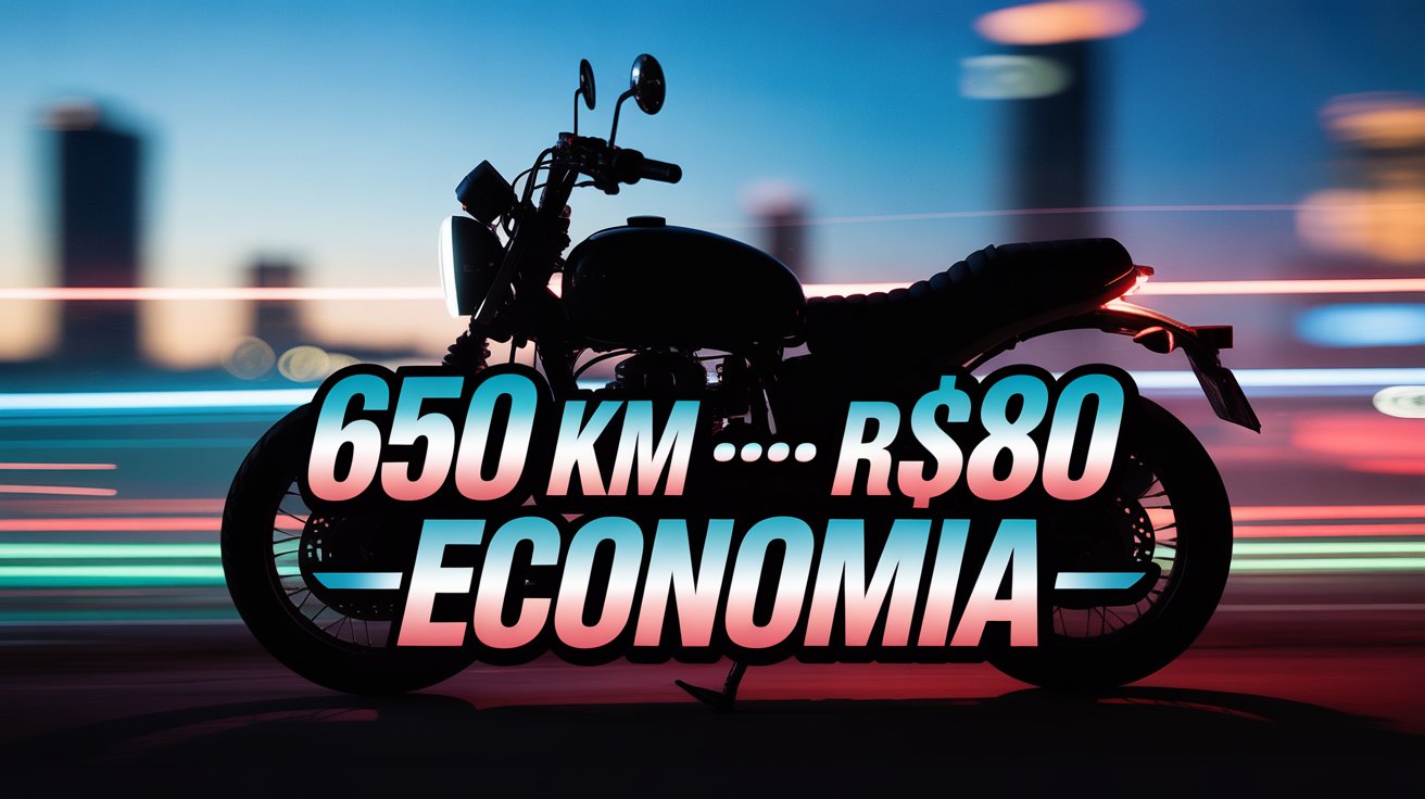 Motocicleta en la casa de los R$ 21 mil hace 650 km con R$ 80 de ...
