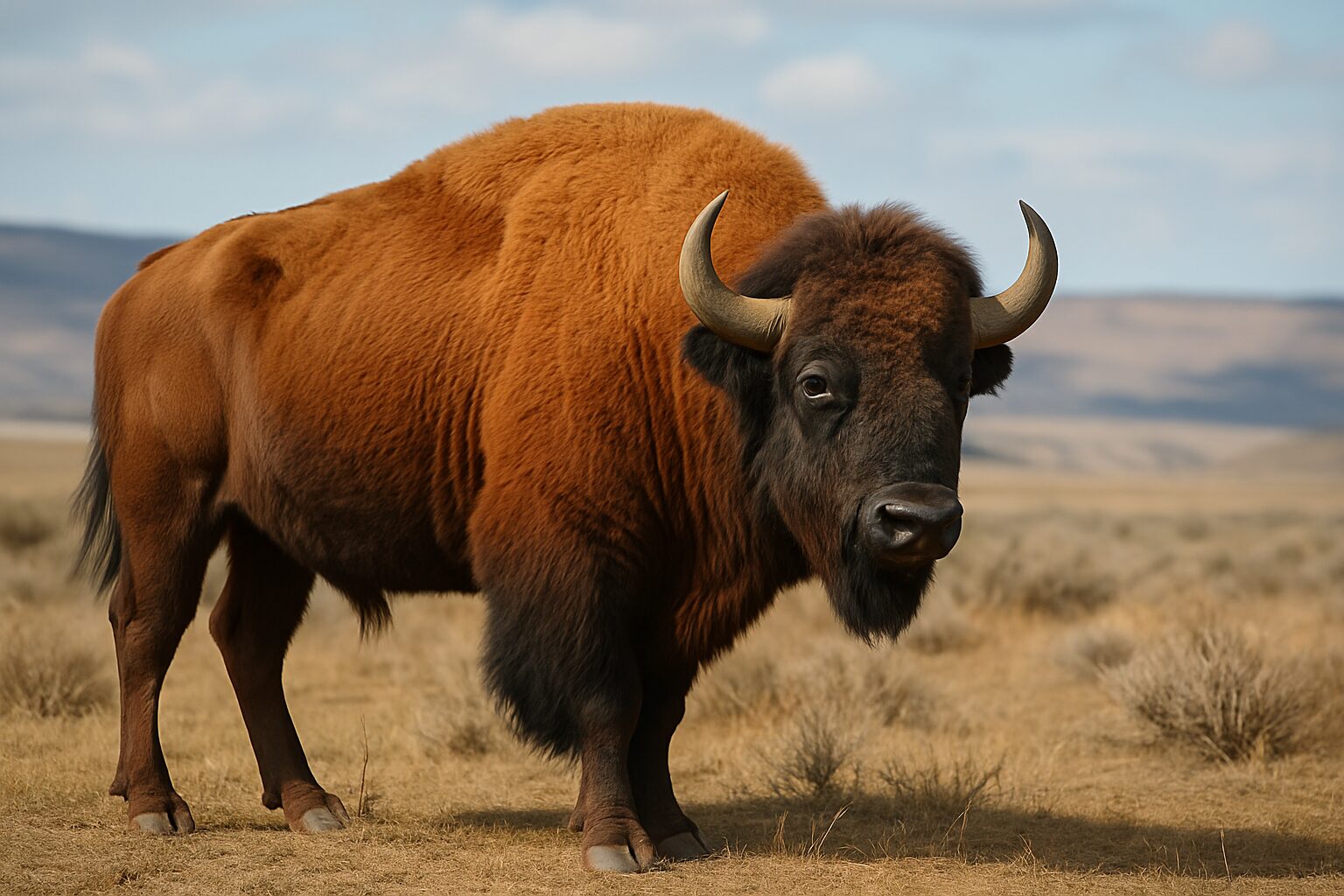Un bisonte de la era glacial es encontrado congelado y preservado hace ...